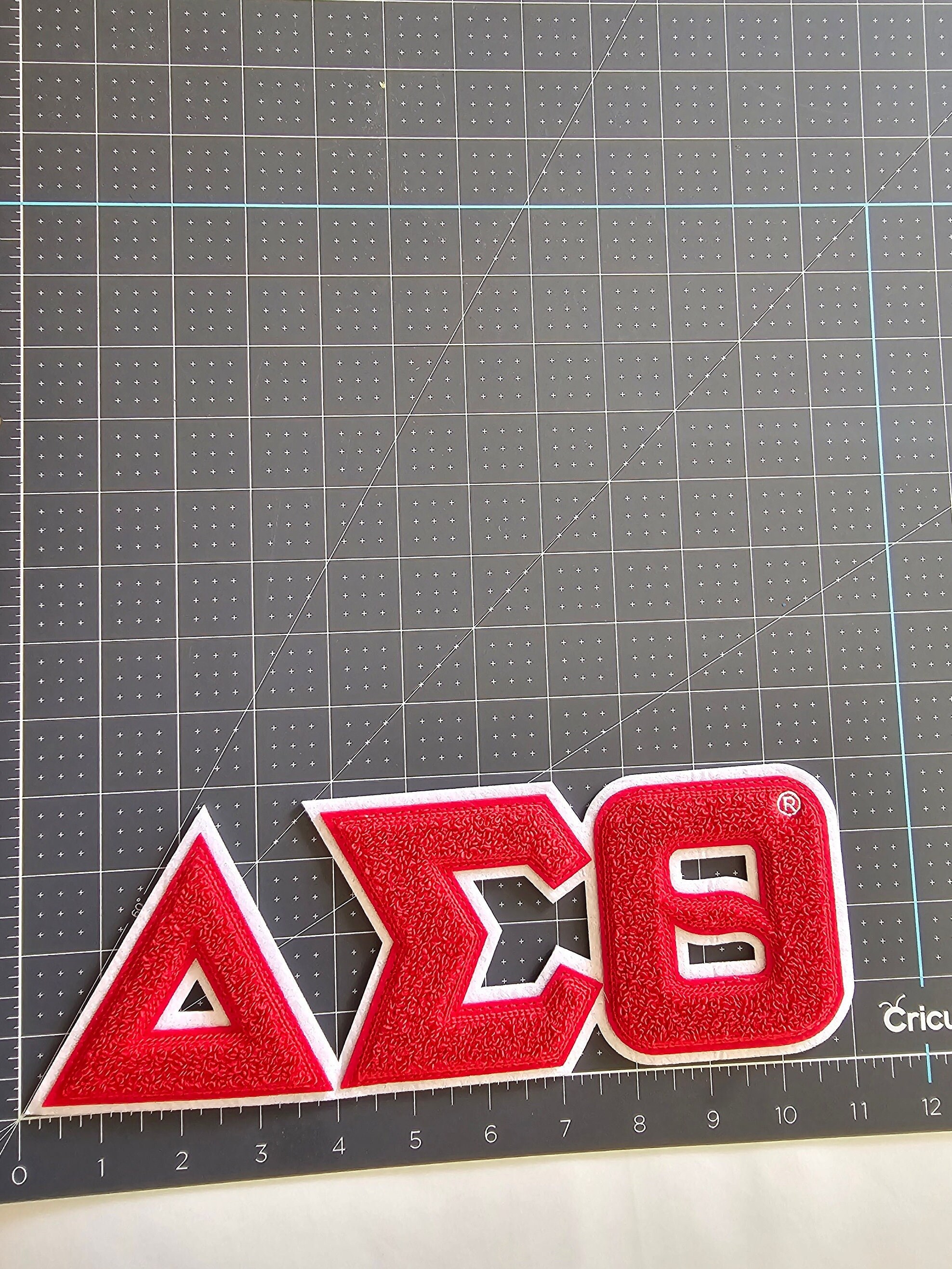 Delta Sigma Theta Chenille Patch Iron On/sew On - Etsy