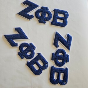 Zeta Phi Beta Sorority Chenille Patches. - Etsy