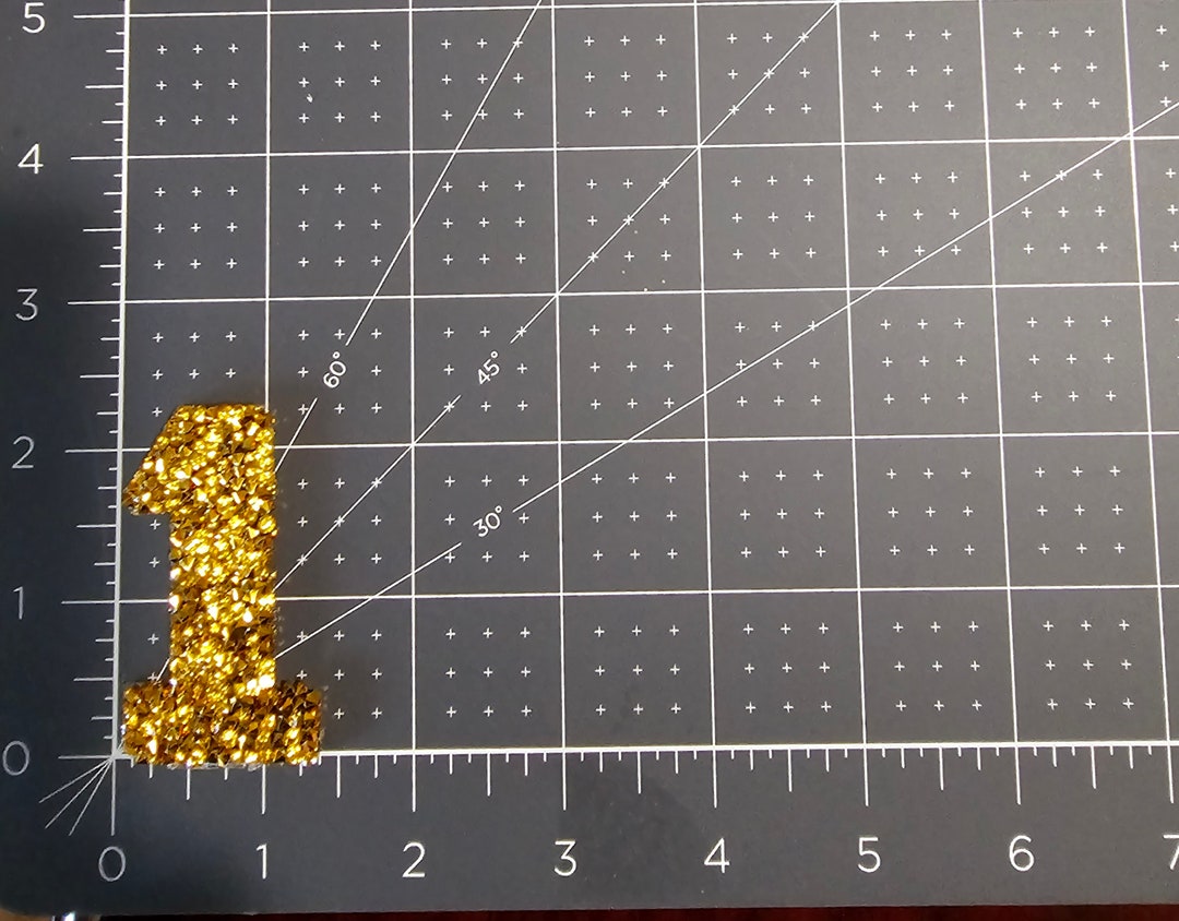 Rhinestone Czech Iron on Numbers - Etsy