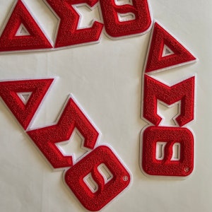 Delta Sigma Theta Chenille Patch Iron On/sew On - Etsy