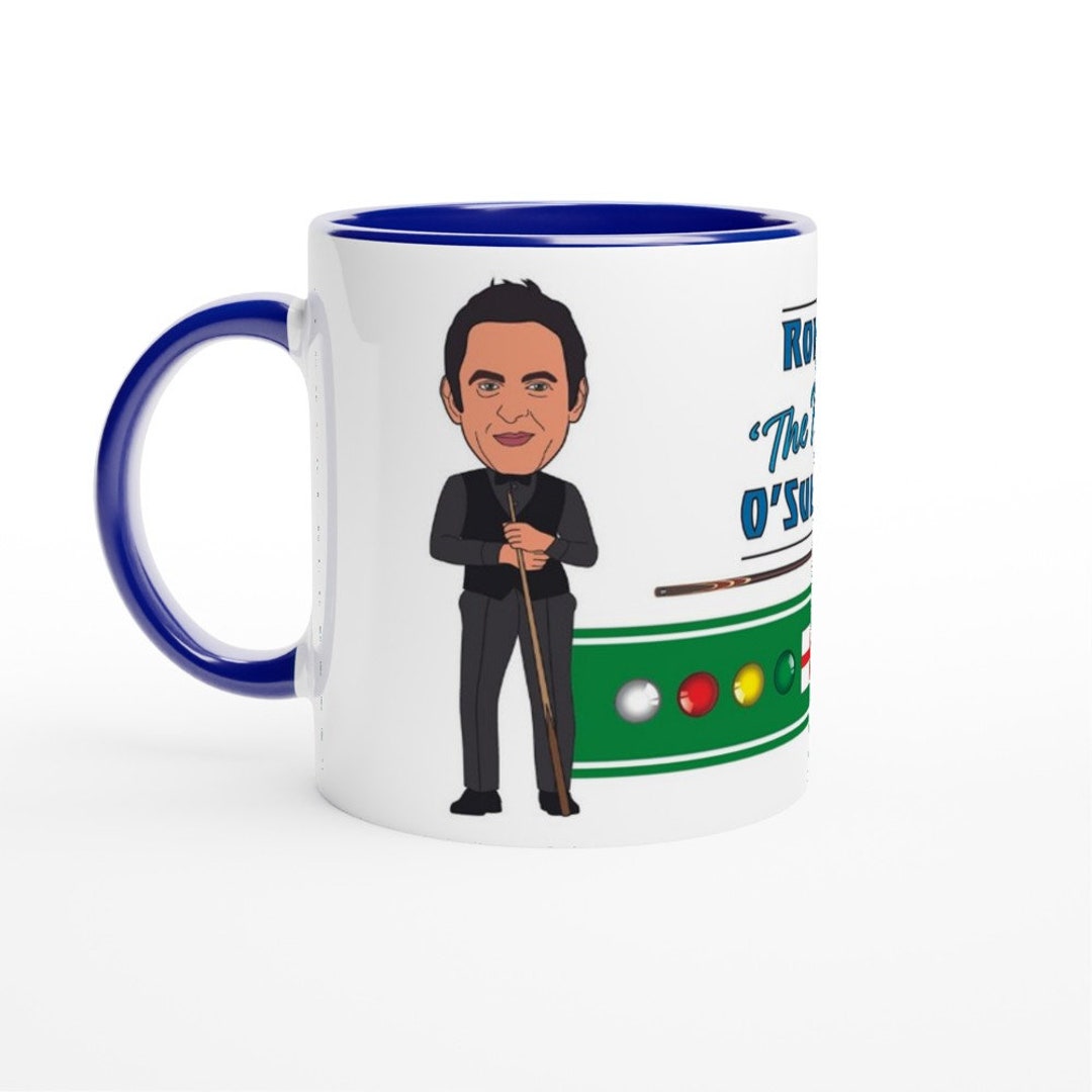 Ronnie O'sullivan Top 20 Legend Caricature Mug Choose Your Colour - Etsy