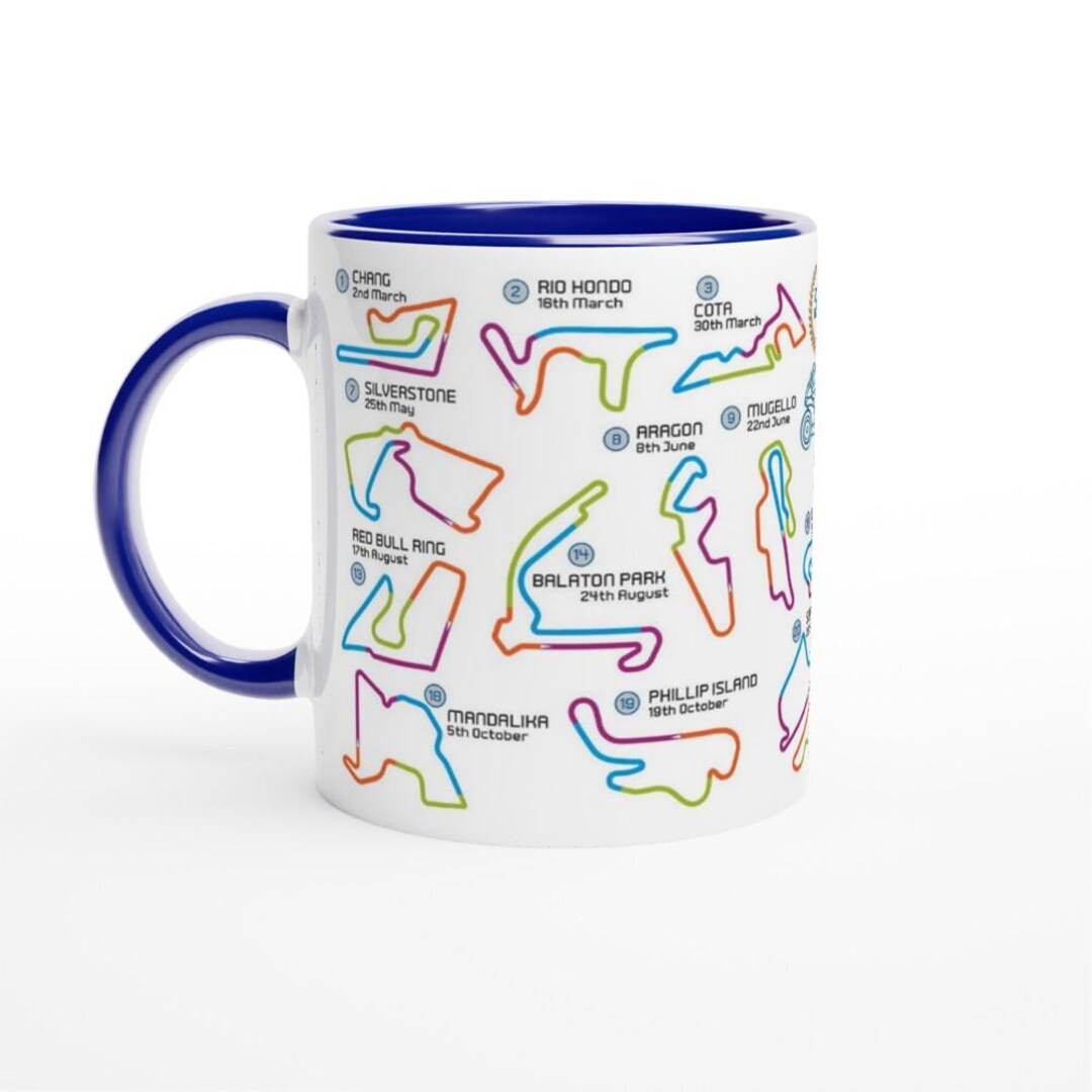 2025 Motogp Circuit Calendar Mug - Etsy