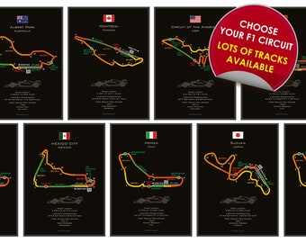 F1 Circuit Monaco Circuit Print Formula 1 Gifts F1 Tracks F1 Wall Art ...