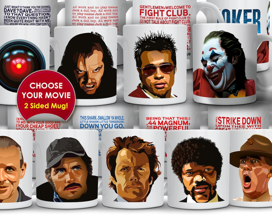Movie Mug Collection Film Mugs Movie Gifts Film Gifts the Shining Pulp ...