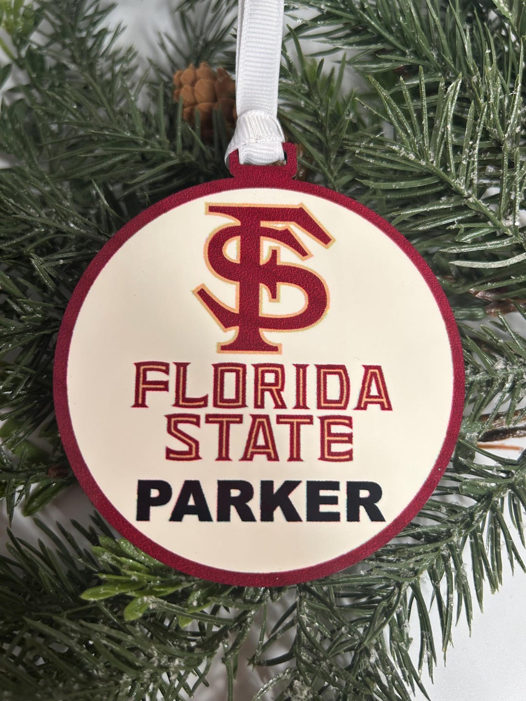 Florida State University Personalized Ornament FSU - Etsy