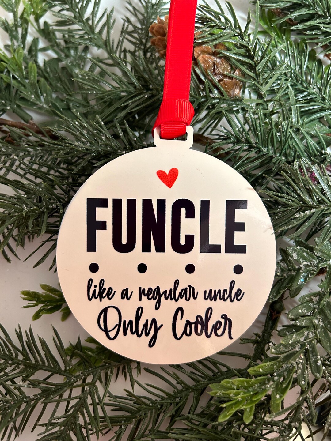 Funcle Ornament - the Fun Uncle - Etsy