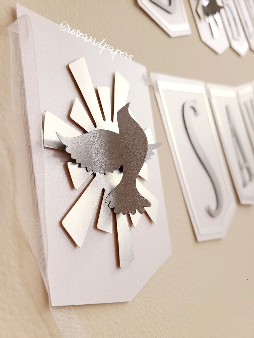 Baptism Banner / First Communion Banner / Confirmation Banner - Etsy