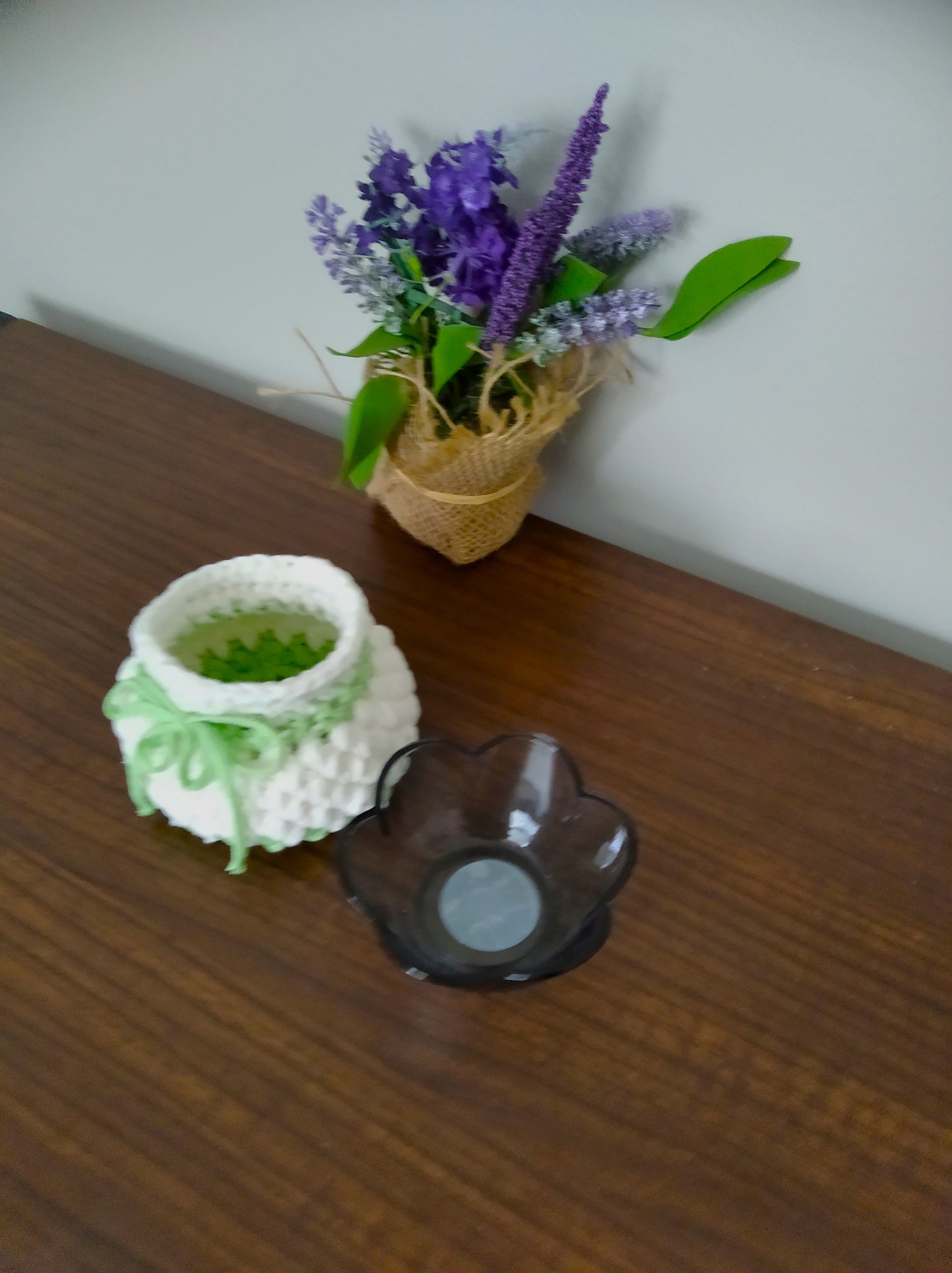 Crochet Mini Container, Crochet Candy Holder, Crochet Sugar Bowl ...