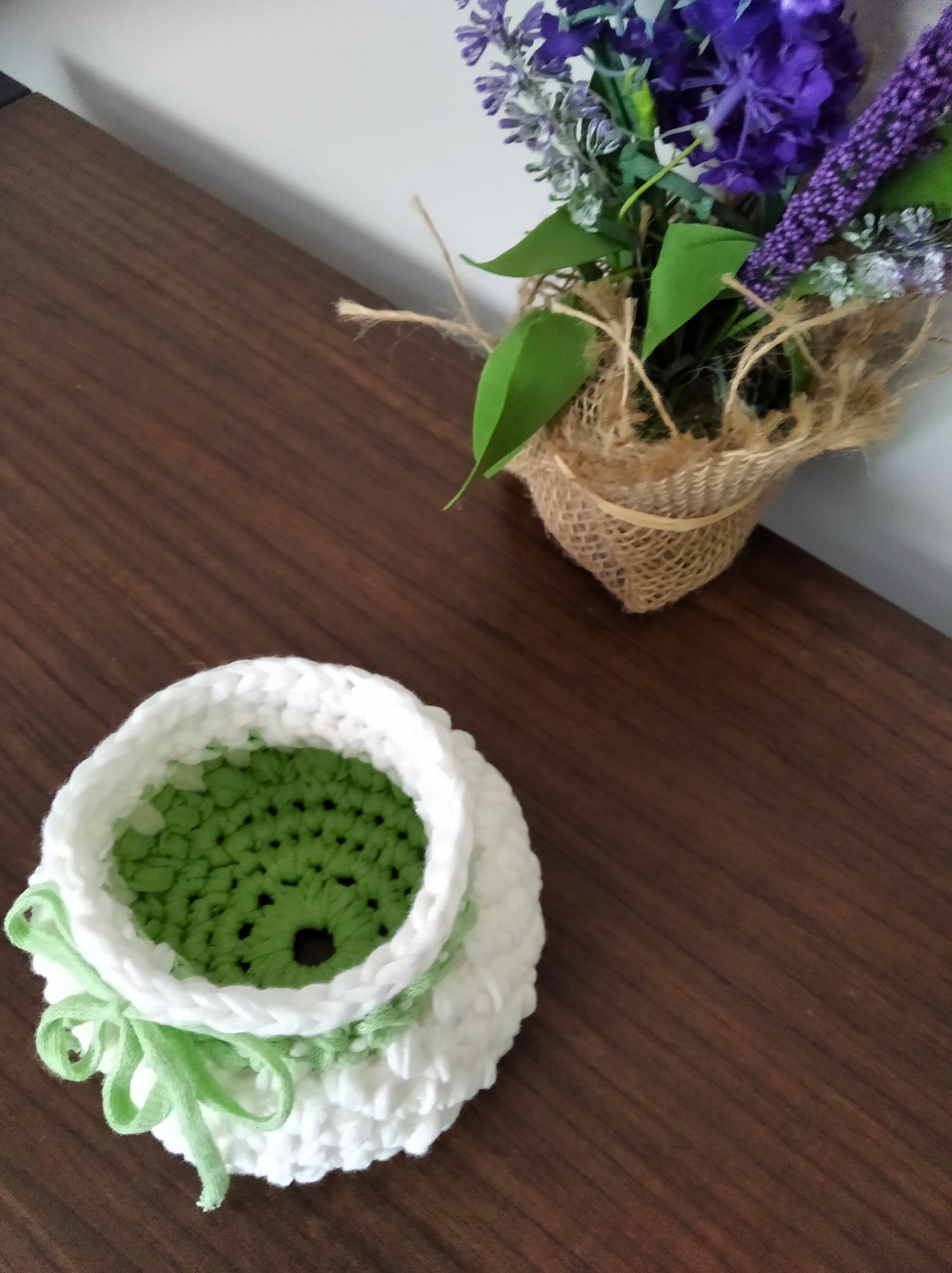 Crochet Mini Container, Crochet Candy Holder, Crochet Sugar Bowl ...