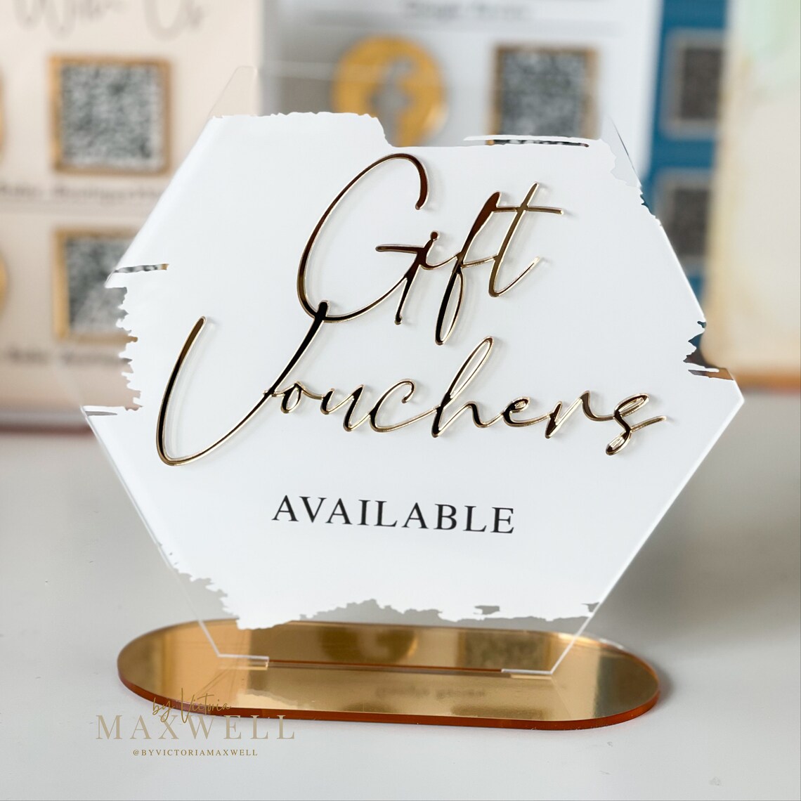 Gift Vouchers Available Store Shop Sign - Etsy