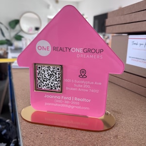 Realtor QR Code Sign | Vcard Contact QR Code | Real Estate Open House ...