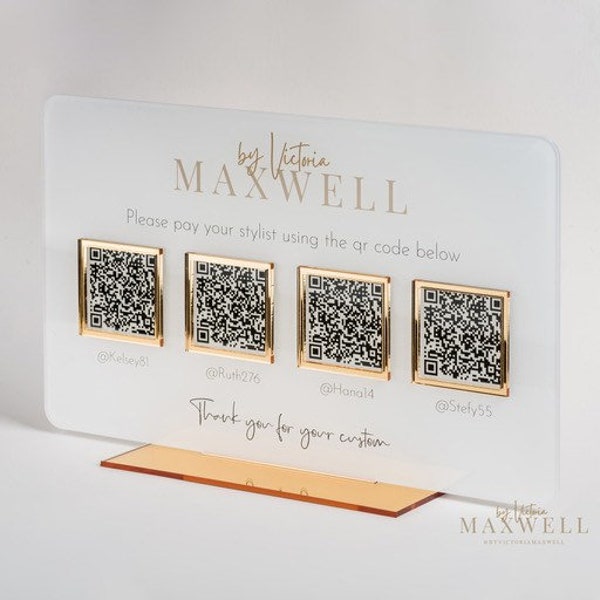 Tip Qr Code Sign - Etsy