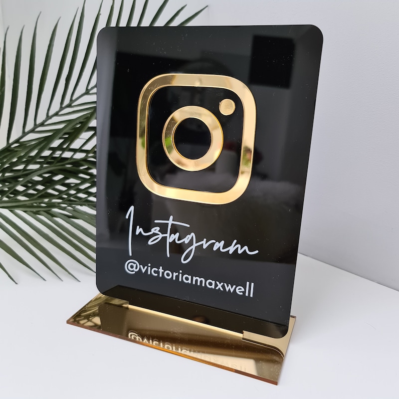 Instagram Sign - Etsy