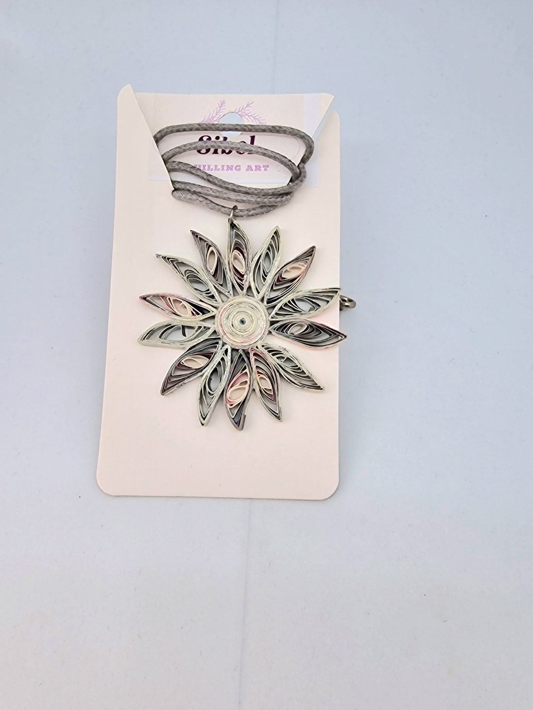 Big Flowers Quilling Necklace - Etsy