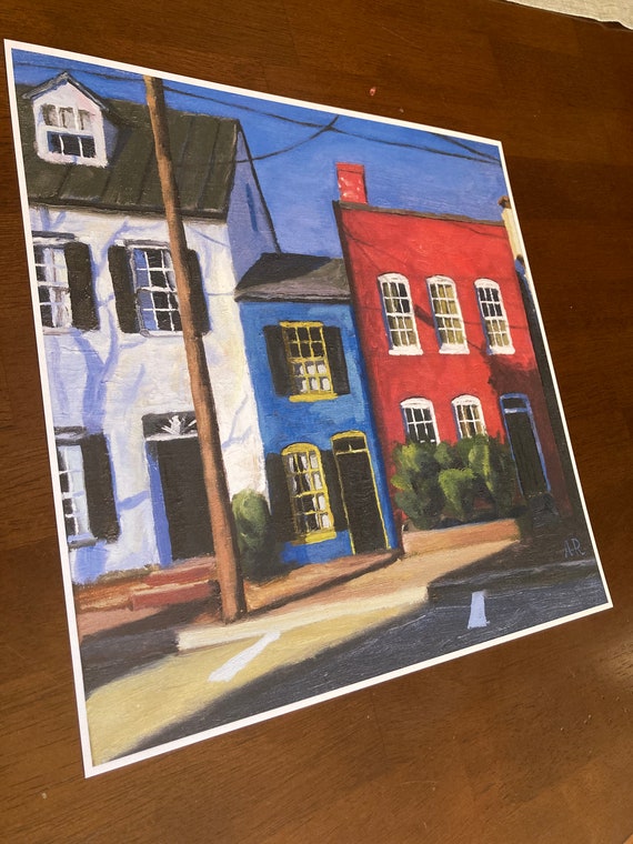 Prints of All in a Row Prints of Oil Painting by Anton - Etsy