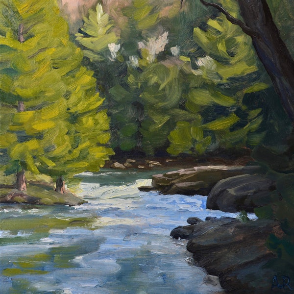Loose Oil Painting Etsy