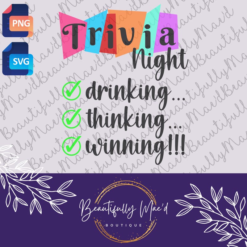 Trivia Night Decor - Etsy