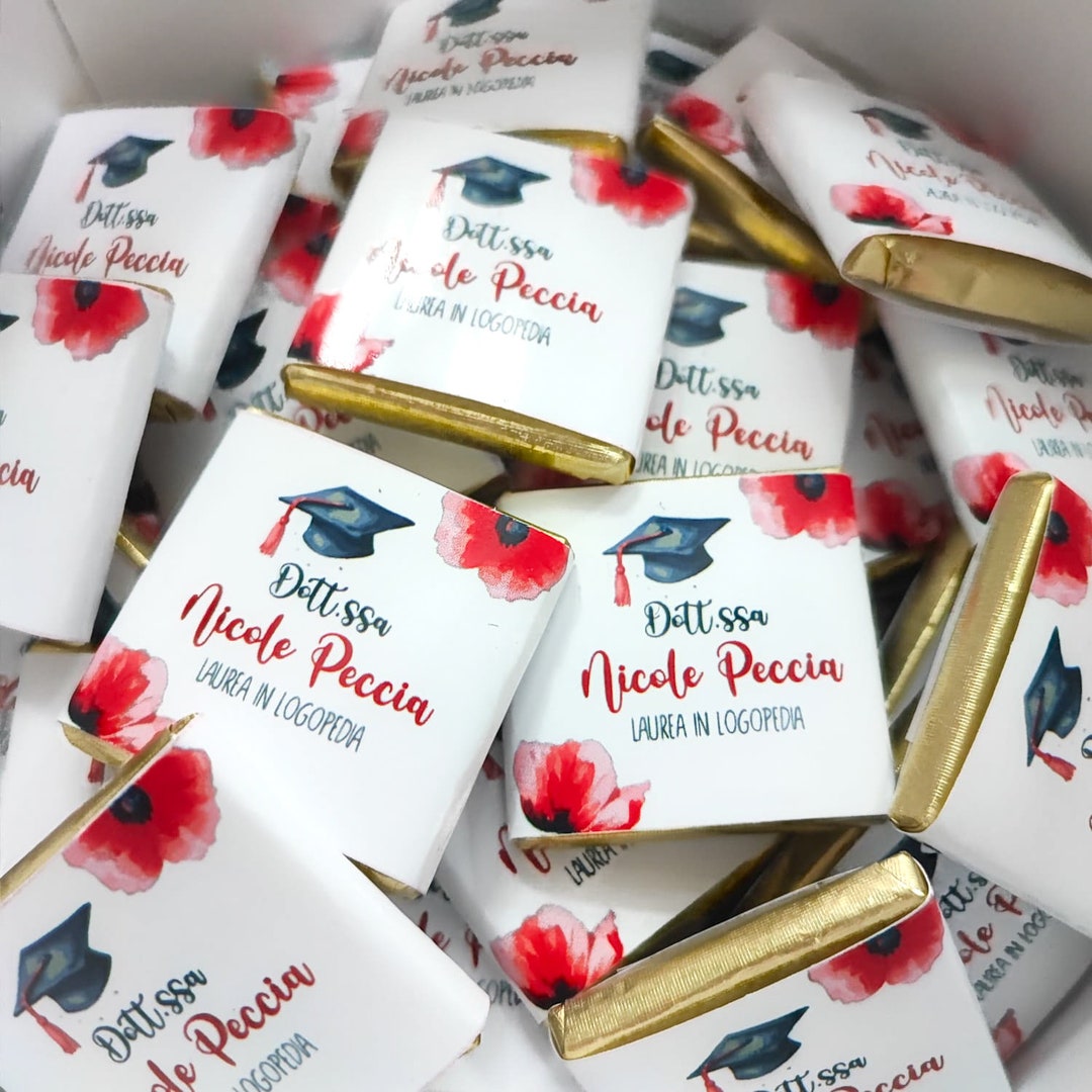 Chocolates for Graduation Party Gift Thought Placeholder - Etsy