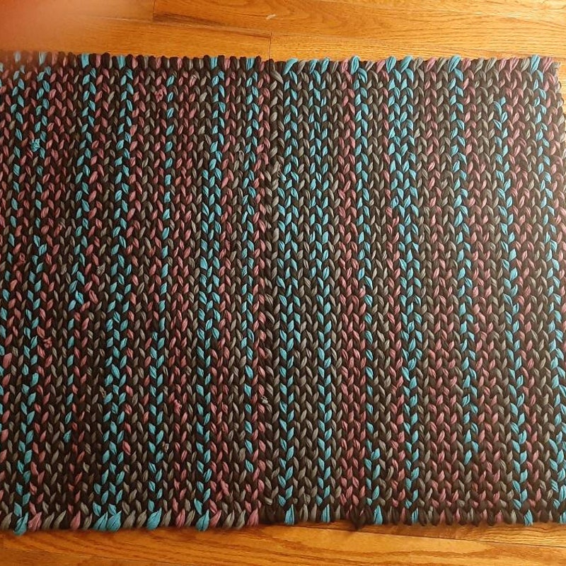 Twined Rag Rugs - Etsy