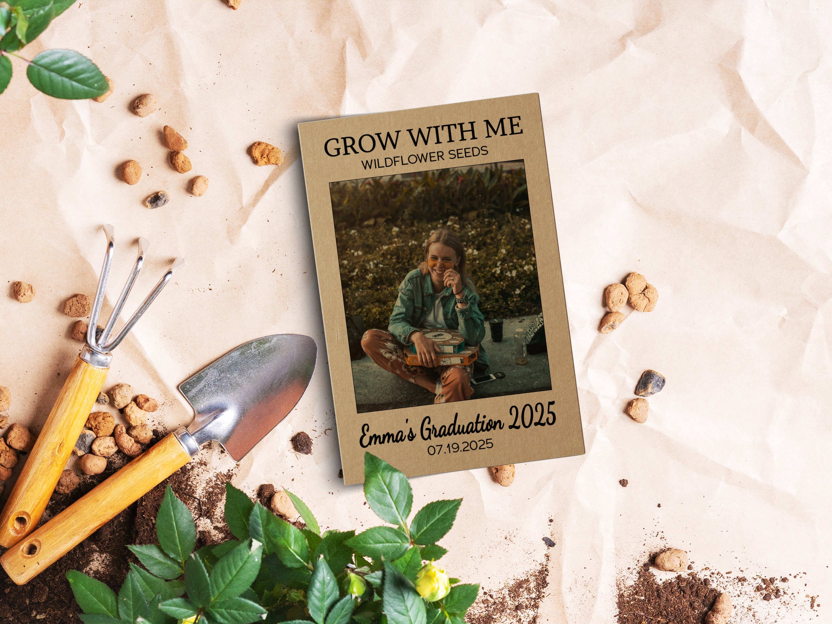 Personalized Photo Graduation Seed Packet Unique Graduation ...