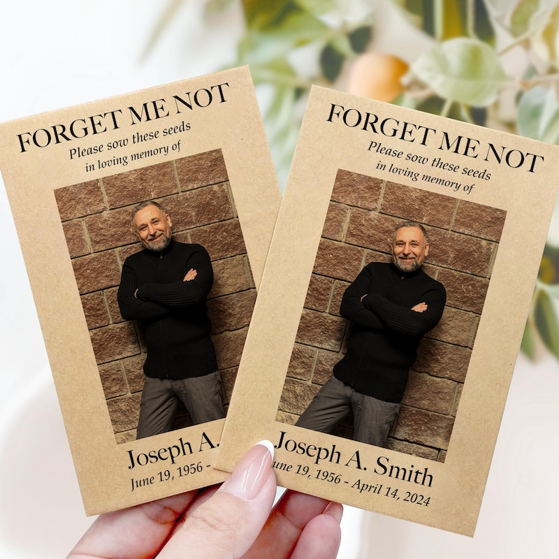 Memorial Seeds Packets - Etsy