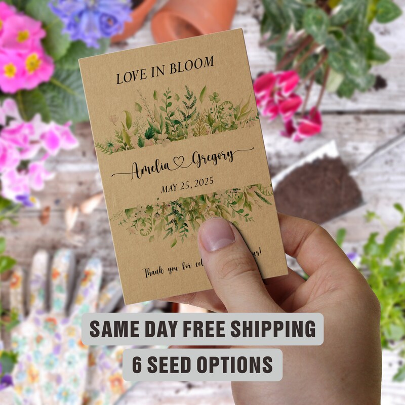 Seed Wedding Favors - Etsy