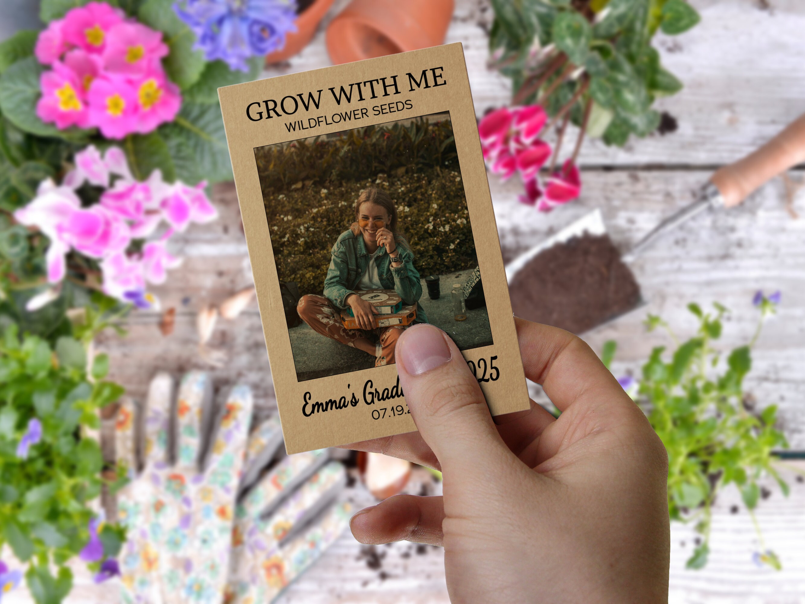 Personalized Photo Graduation Seed Packet Unique Graduation ...