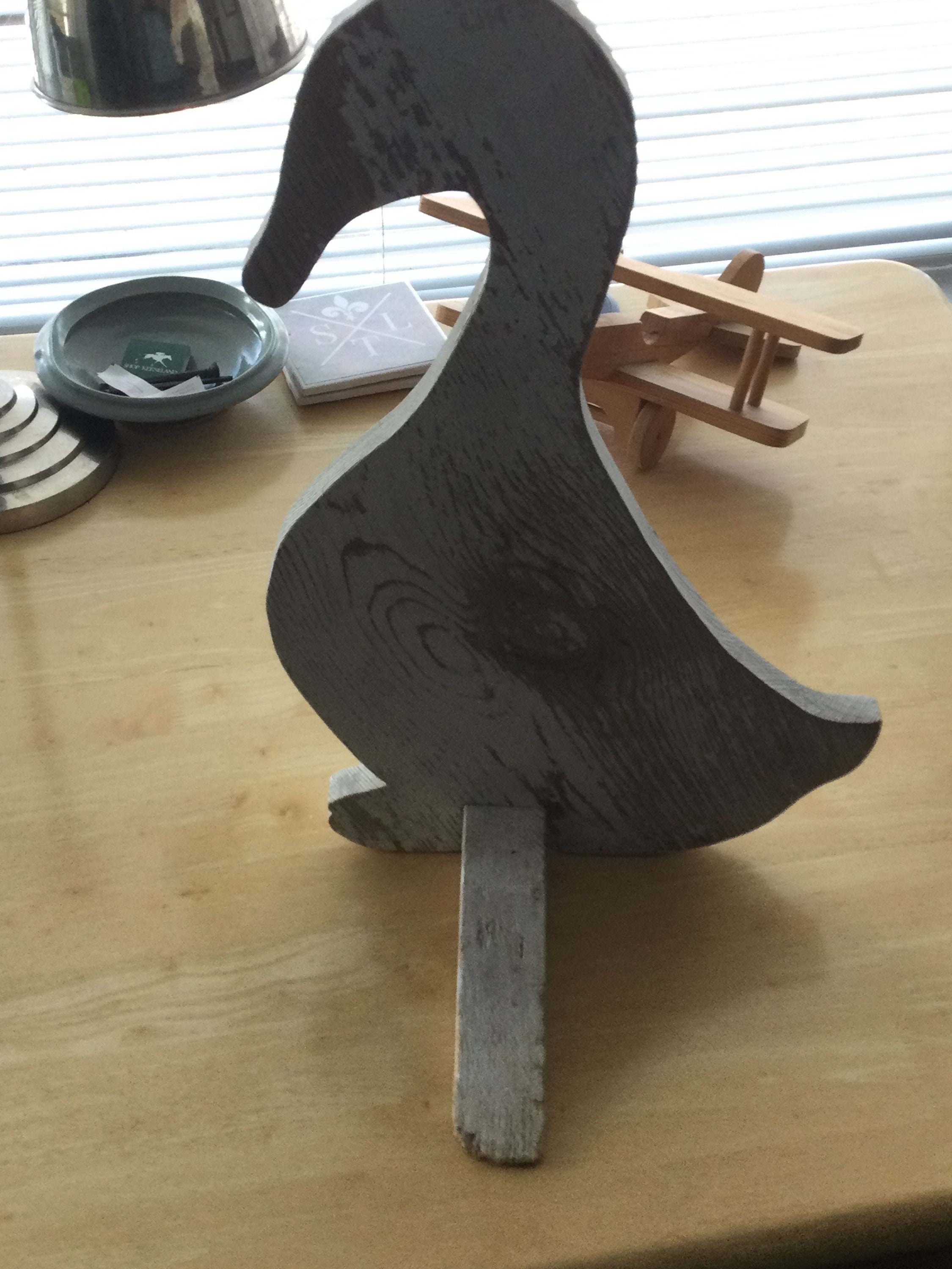 Duck Door Stop - Stopper Made Out of Wood, Antique Vintage Farmhouse ...