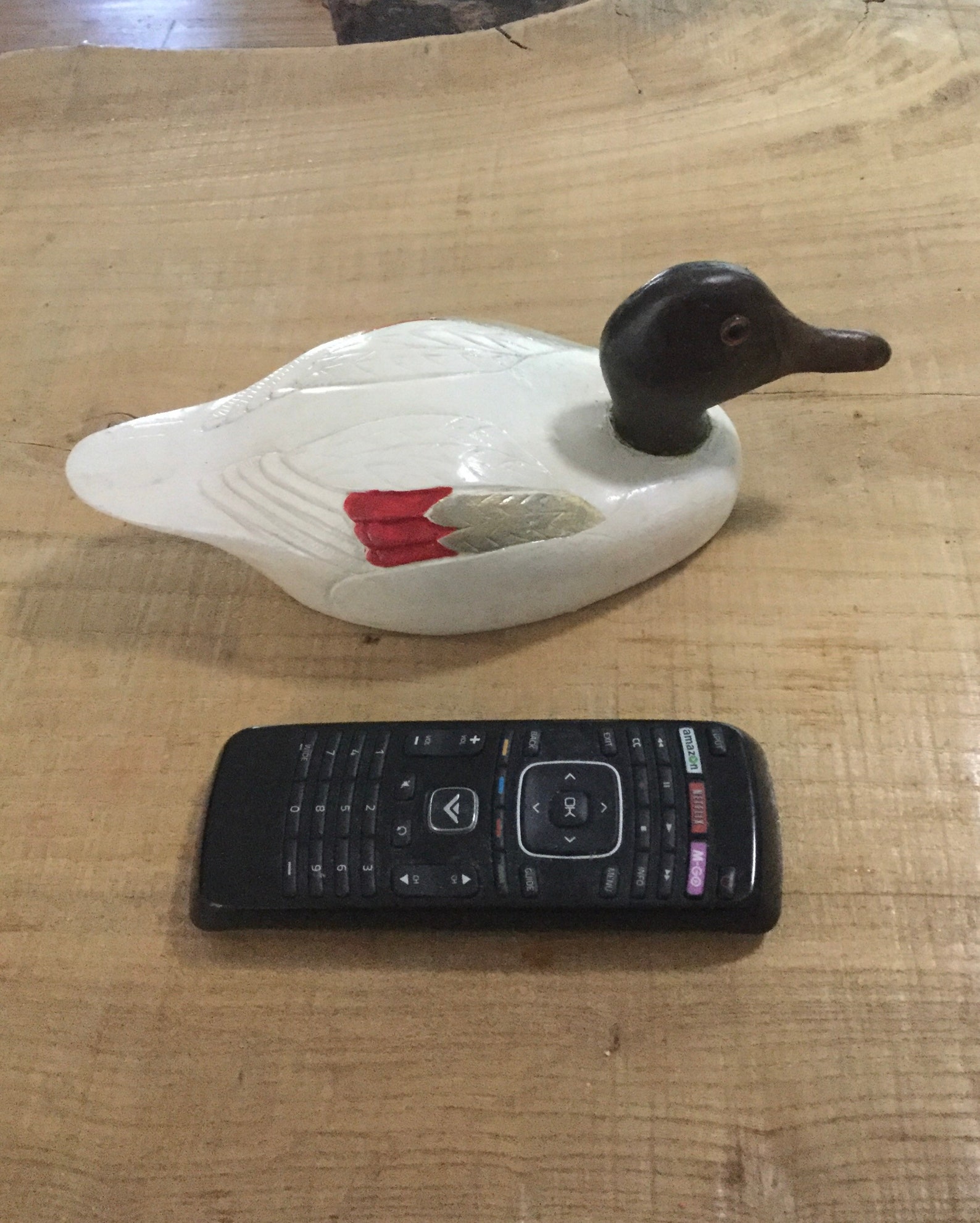 8.5 Inch Duck Wood Head With Clay Body. Christmas Colors - Etsy UK
