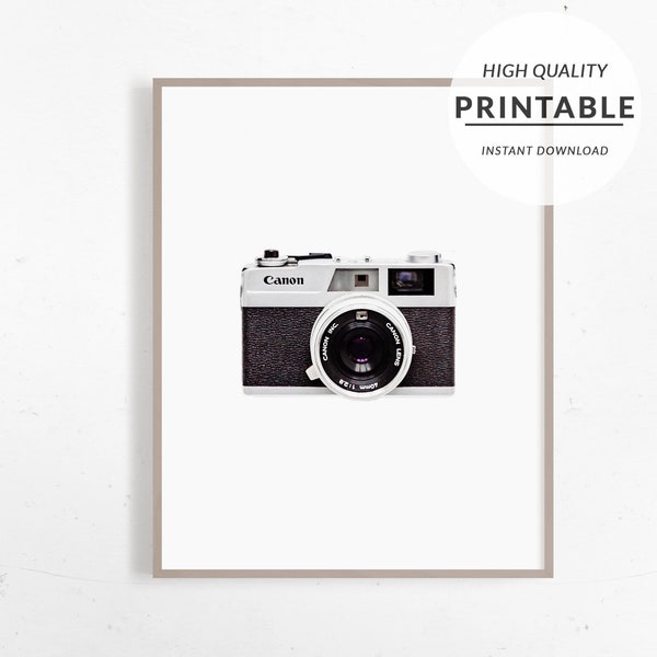 Vintage Camera Print - Etsy