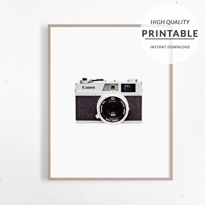 Vintage Camera Print - Etsy