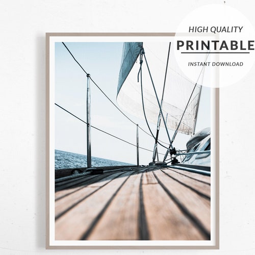 Wooden Sailboat Yacht Photography Print Sail Print Wall Art - Etsy