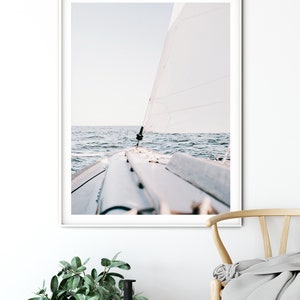 Set of 3 Boat Print, 3 Pieces Print, Set of Yacht Print, Sailboat ...