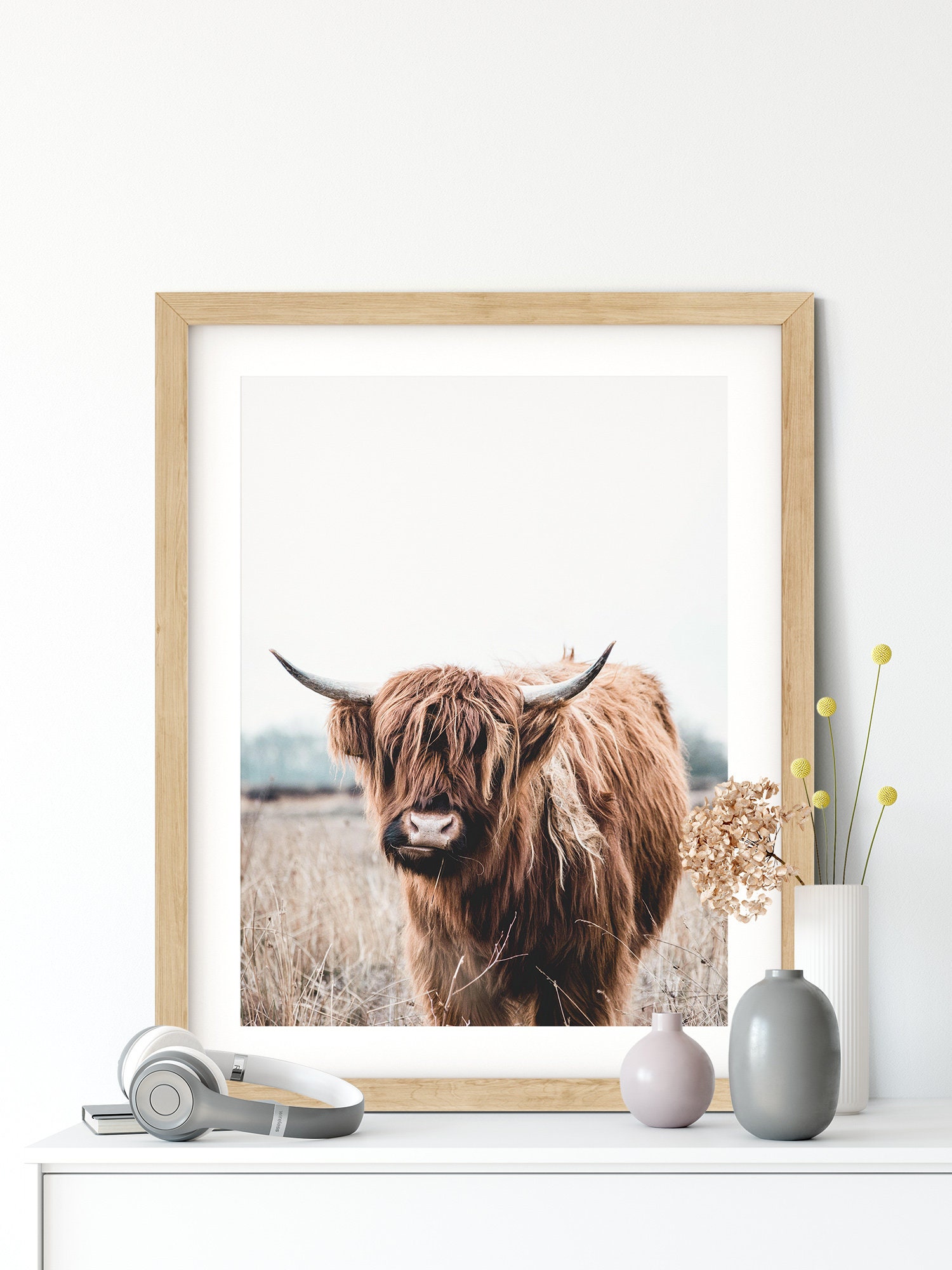 Cow Print, Highland Cow, Cow Poster, Farm House Prints, Farm Poster ...