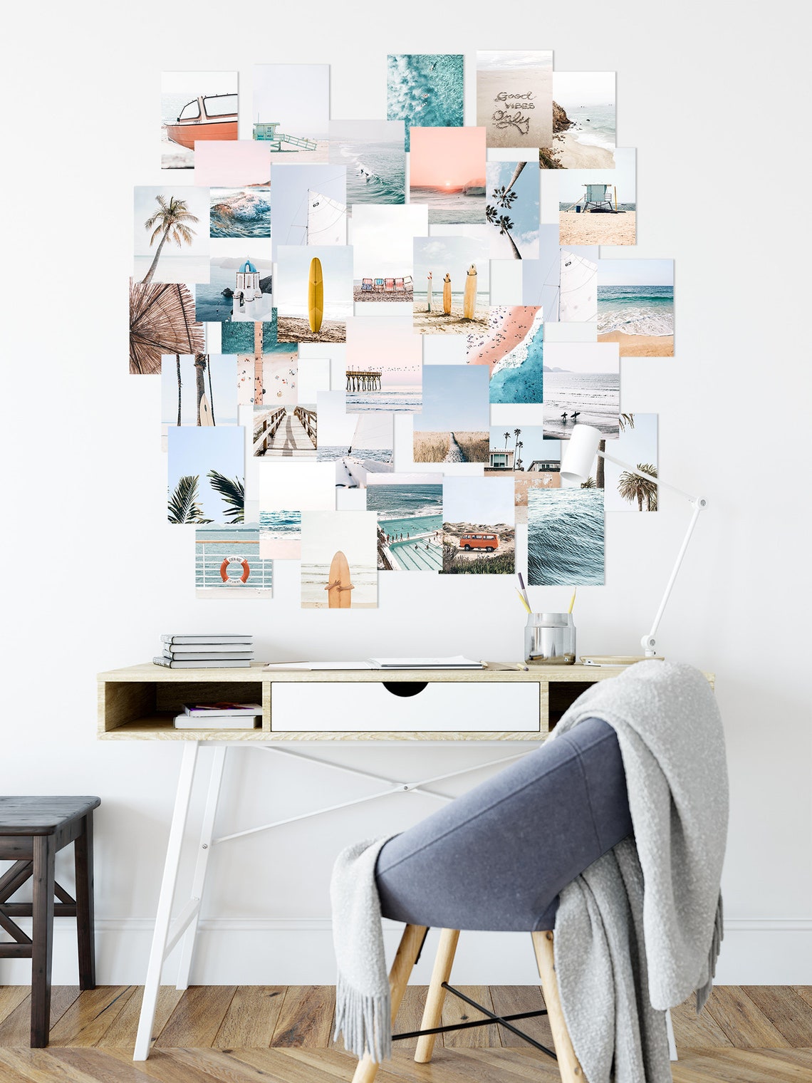 Set of 35 Prints Beach Collage Kit Printable Beach Kit - Etsy