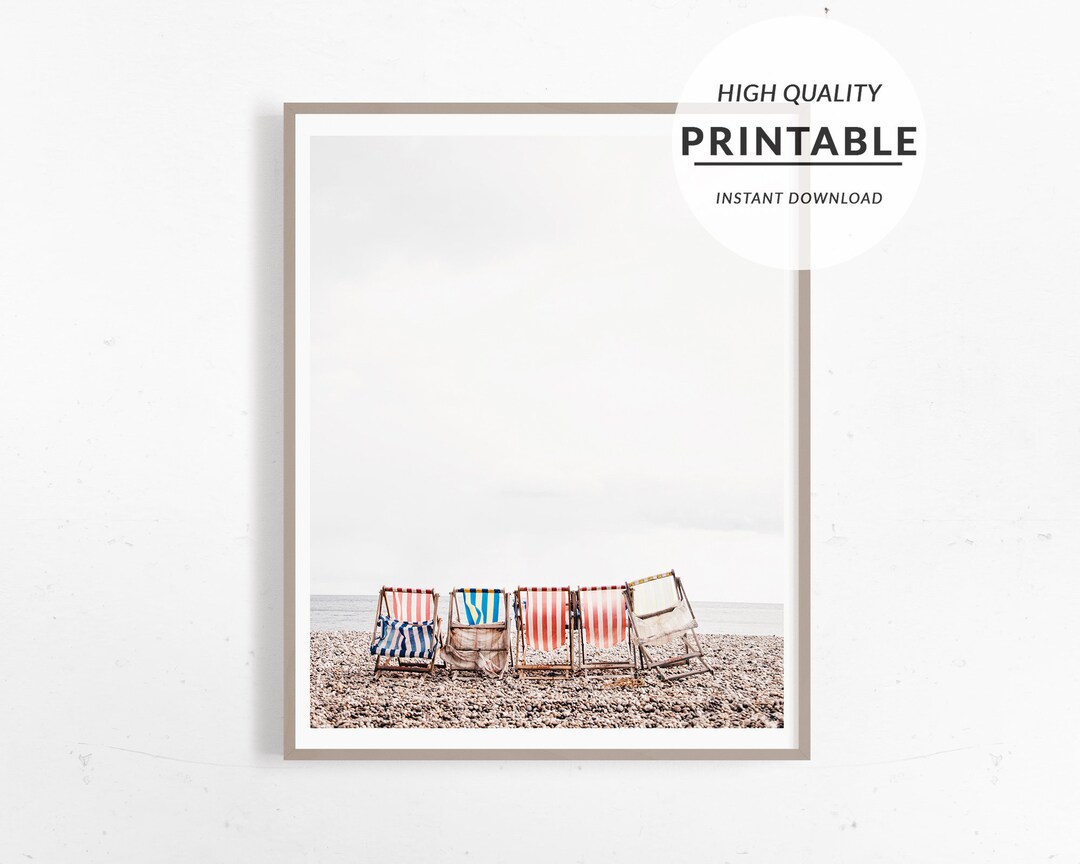 Beach Poster, Beach Decor Print, Beach Print, Coastal Decor, Coastal ...