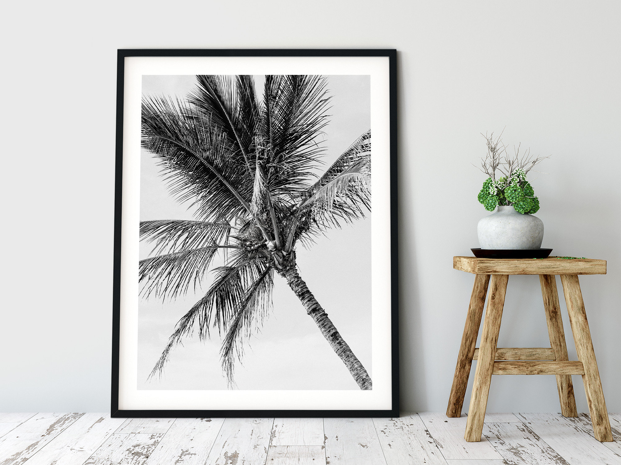 Palm Tree Print, Palm Tree Poster, Beach Print, Leaf Print, Beach Wall ...