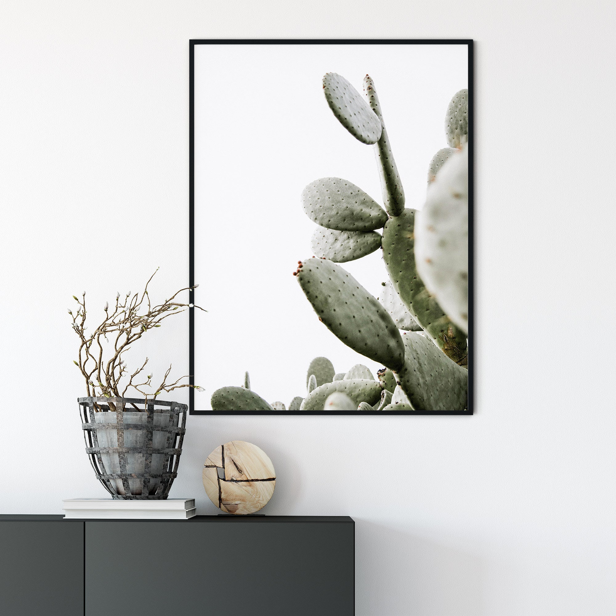 Cactus Printable Cactus Poster Desert Cactus Boho Decor | Etsy