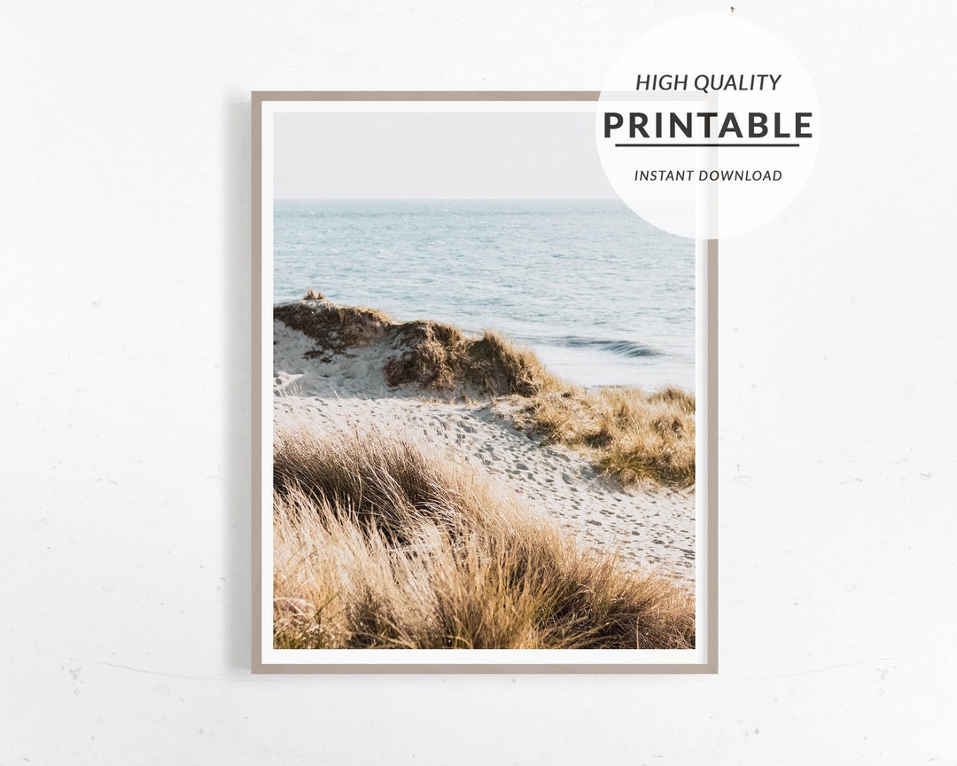 Coastal Print, Coastal Decor, Boho Beach Print, Cliff Coast Print ...