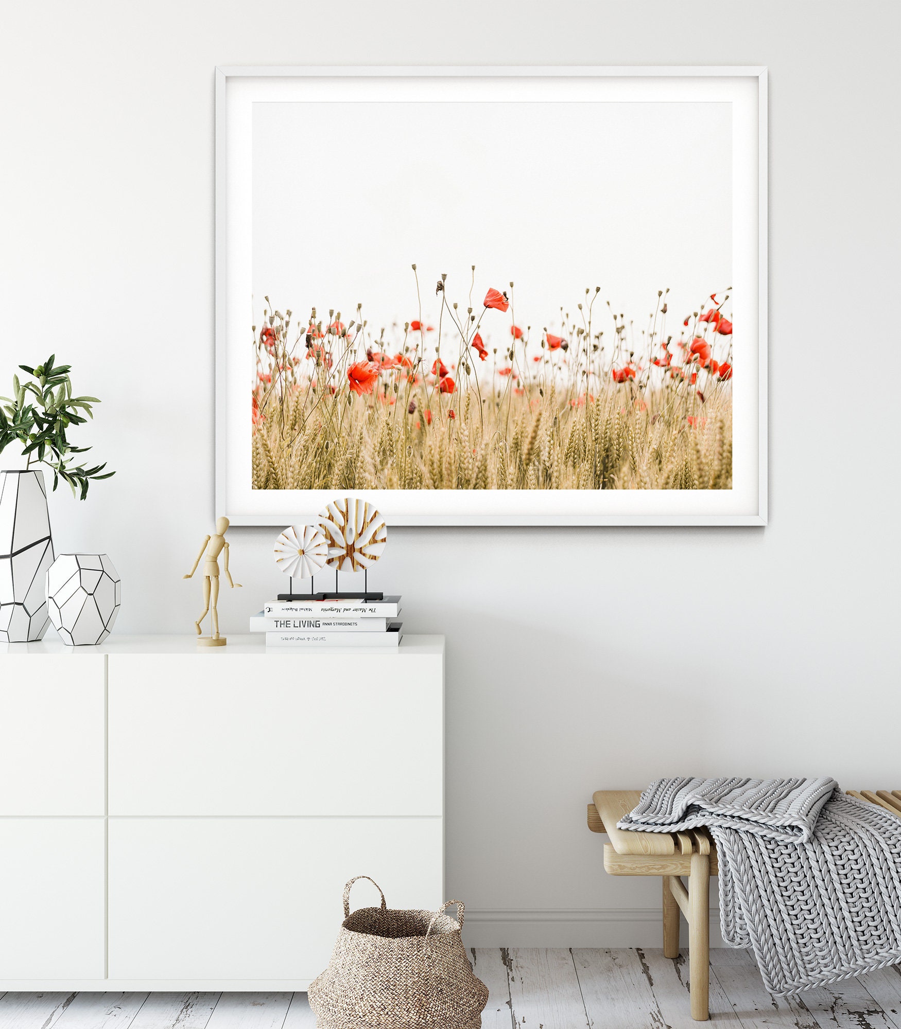 Poppies Print Poppies Field Print Printable Poppies | Etsy