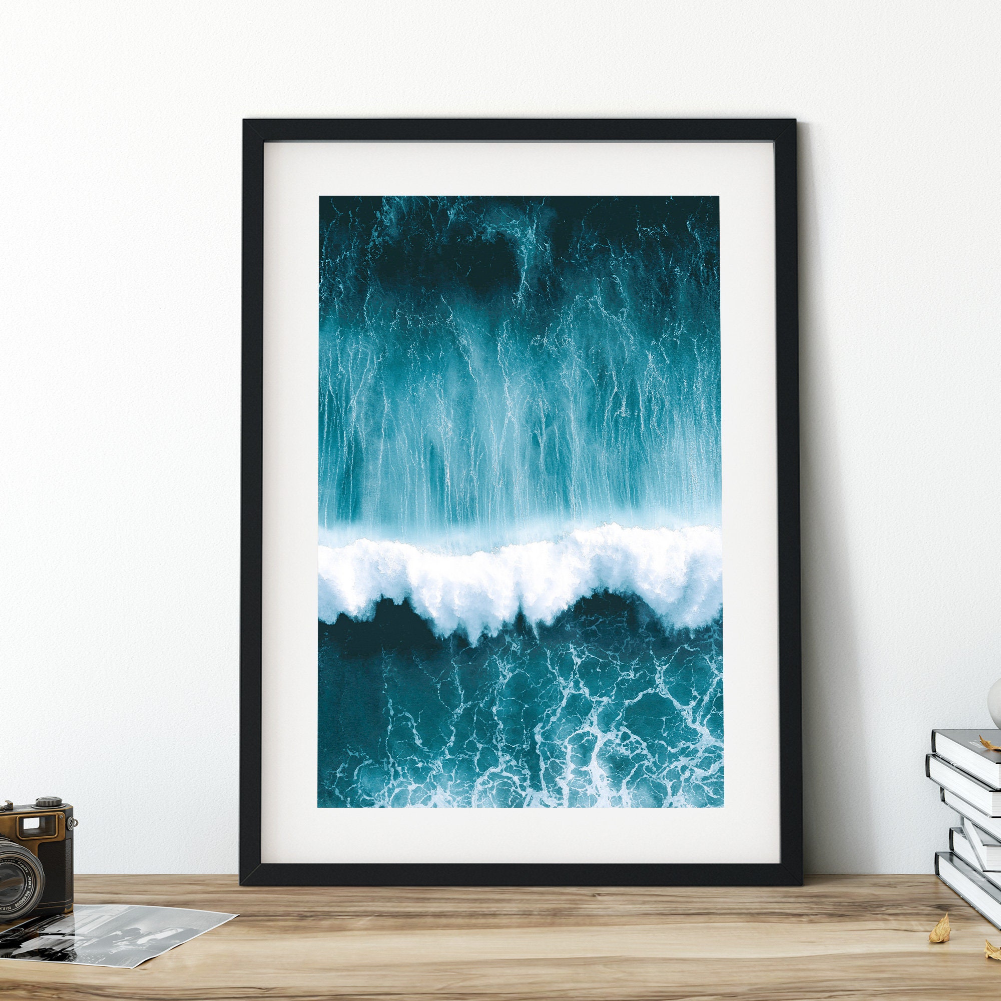 Ocean Print Coastal Wall Art Aerial Sea Print Ocean Wall - Etsy