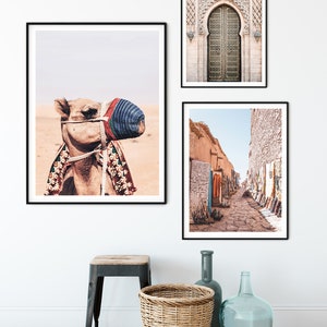 Set 3 Print Moroccan, Boho Wall Decor, Arabic Set Print, Boho Gallery ...