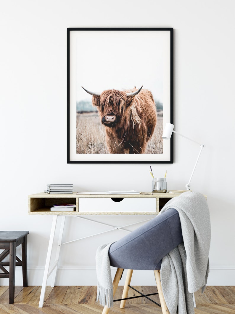 Cow Print, Highland Cow, Cow Poster, Farm House Prints, Farm Poster ...