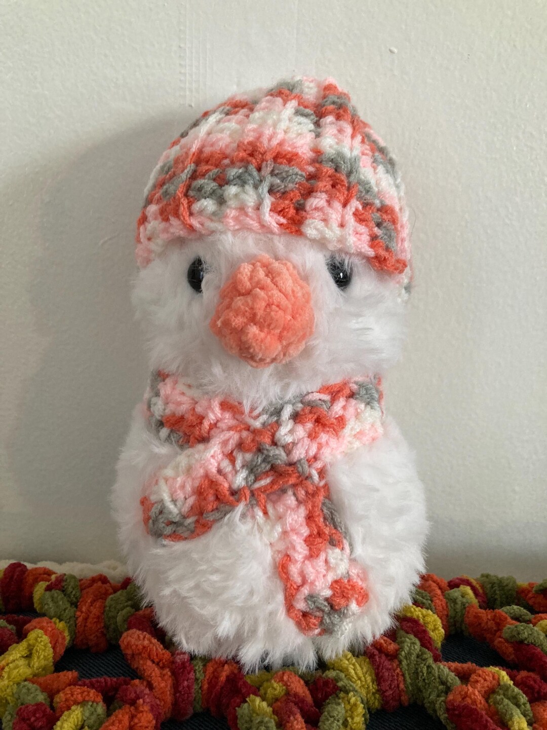 Fuzzy Snowman, Crochet Plushies - Etsy