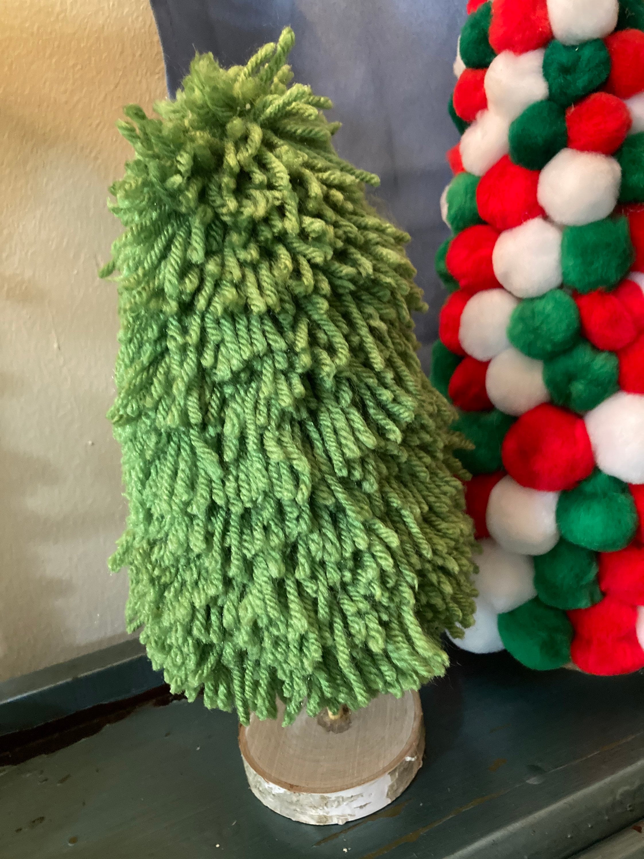 Shaggy Yarn Tree - Etsy