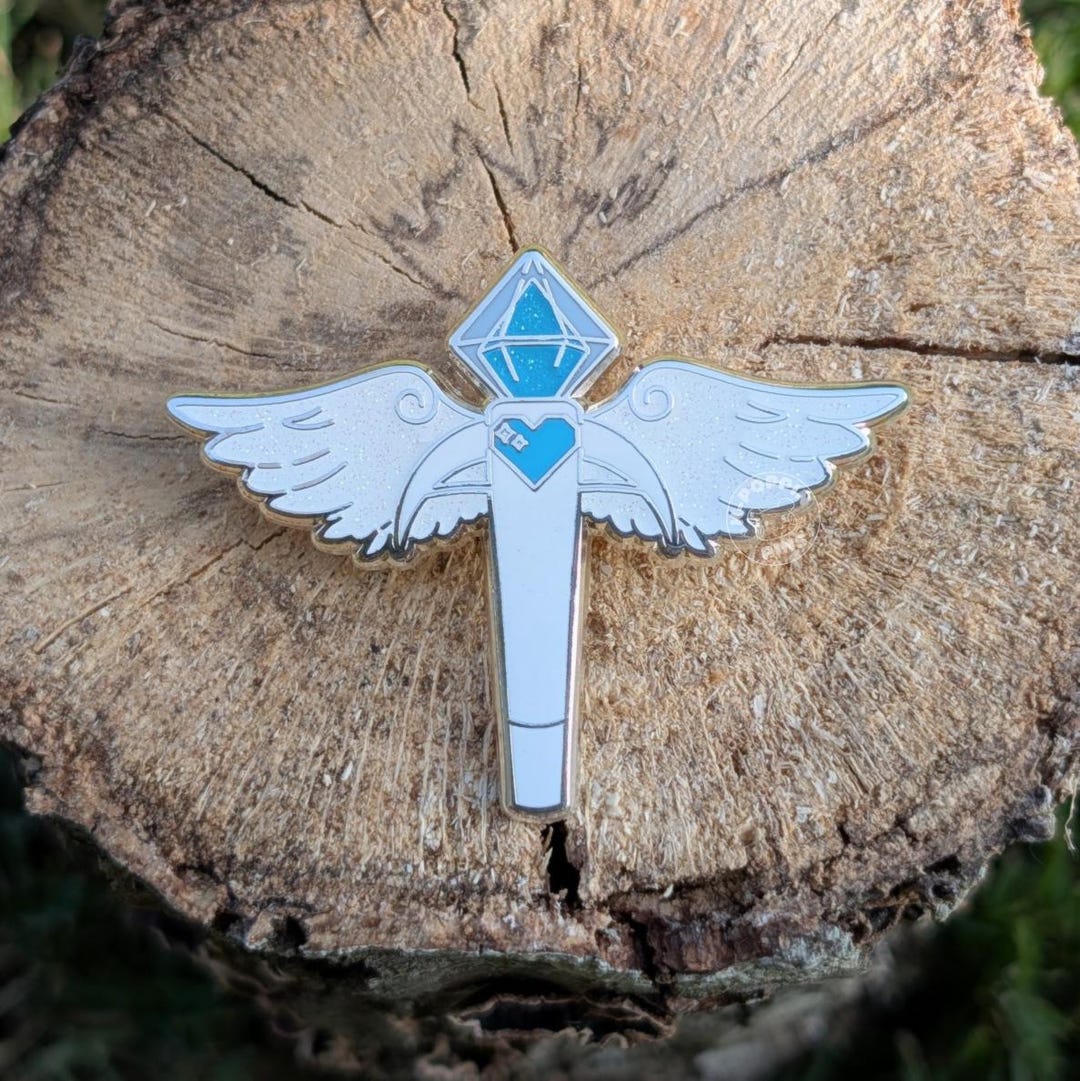 Ourii Wings Lightstick Enamel Pin - Etsy