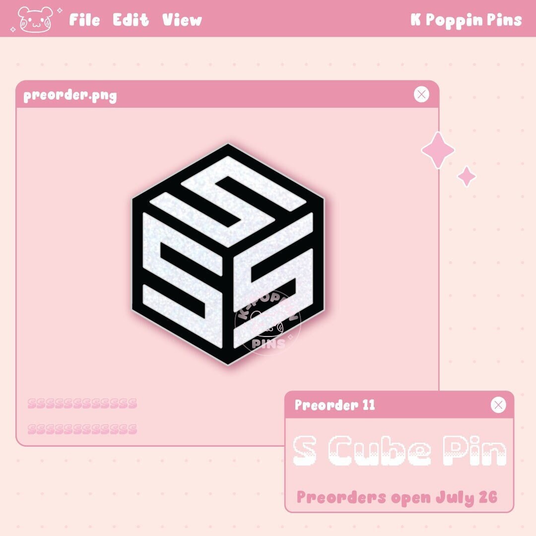 PREORDER S Cube Enamel Pin - Etsy