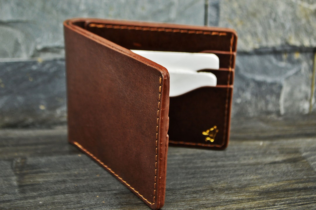 Bifold Leather Wallet for Men Accessories Gift for Father's Day Wallet ...