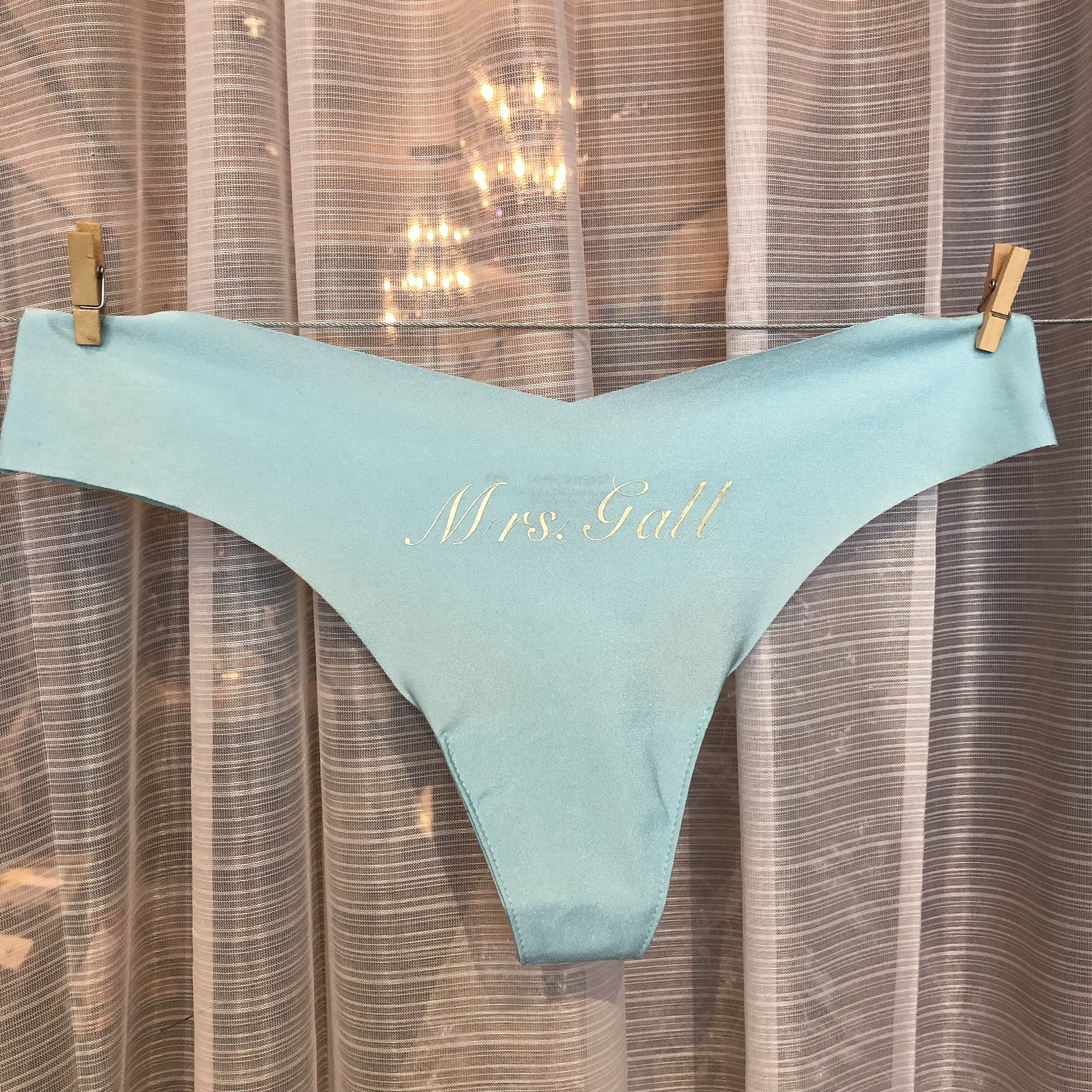 Bridal Thong Commando - Married AF - Bridal Shower Gift - Bride Panty ...