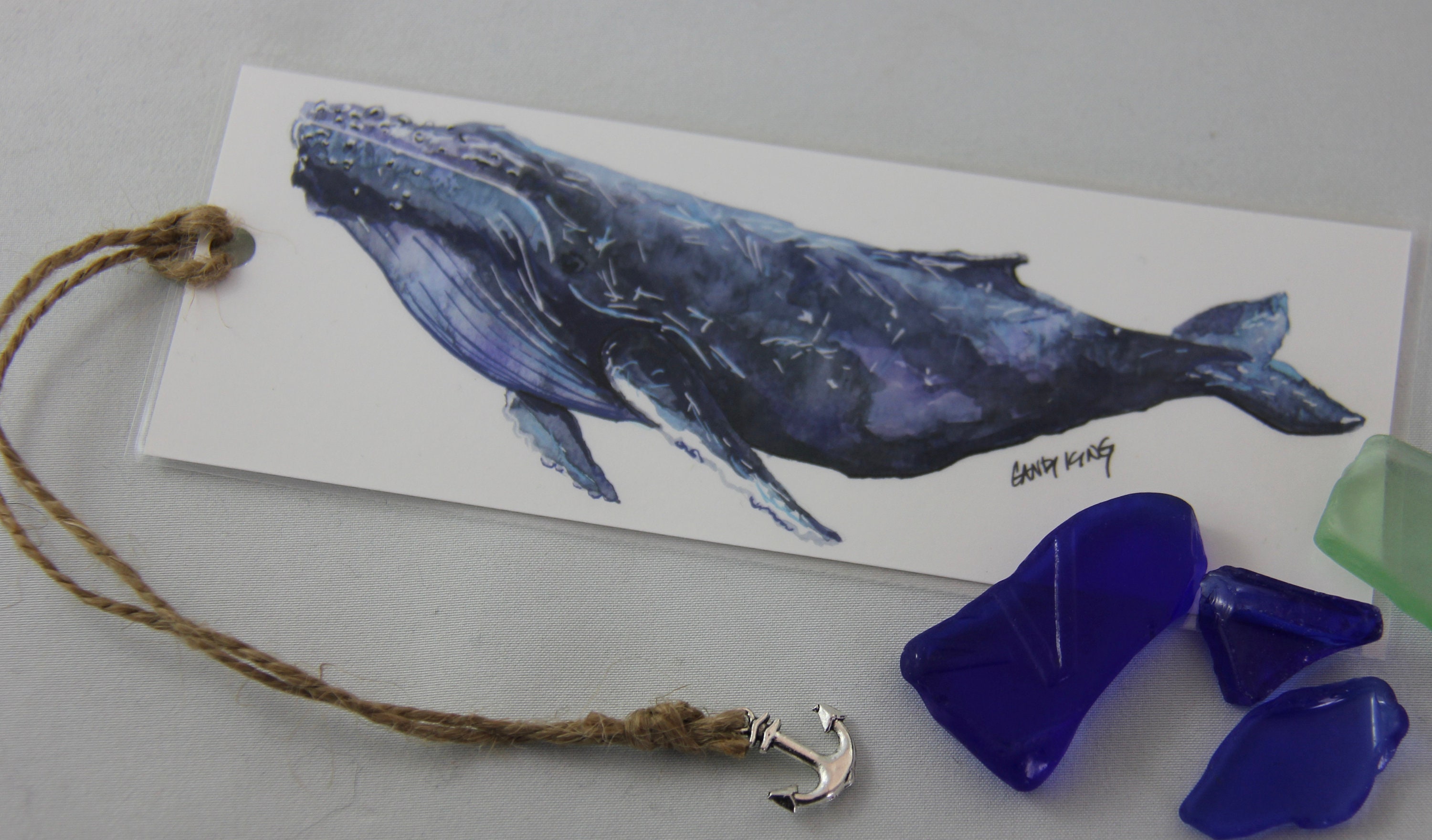 Newfoundland Humpback Whale Bookmark | Etsy
